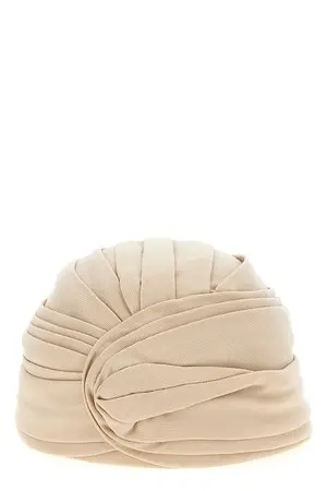 Valentino Garavani Wool Rigid Turban - Beige