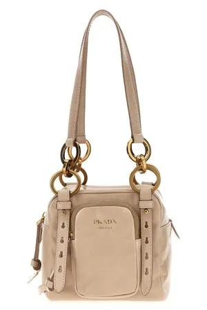 Prada Dangle Mini Leather Top Case