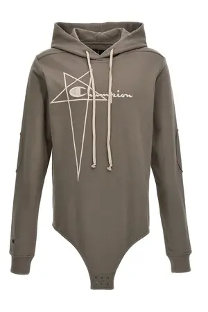 Rick Owens Champion X Hooded Bodysuit
