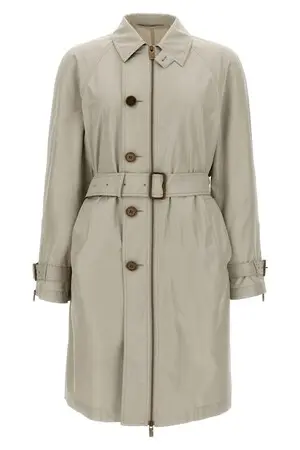 Burberry Car Coat Silk