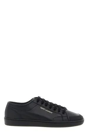 Saint Laurent Gym Leather Sneakers - Black