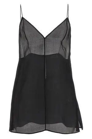 Khaite Talsie Silk Organza Top