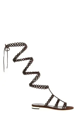 AQUAZZURA Infinity Chain Gladiator Sandals