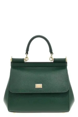Dolce & Gabbana 'sicily' Medium Handbag Green