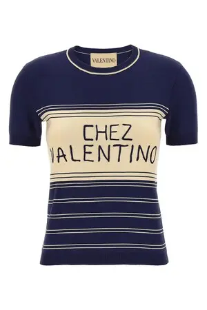 Valentino Garavani Chez Cotton Knit T-shirt