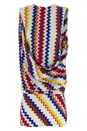 MISSONI MISSONI Zigzag Pattern Peplos Dress