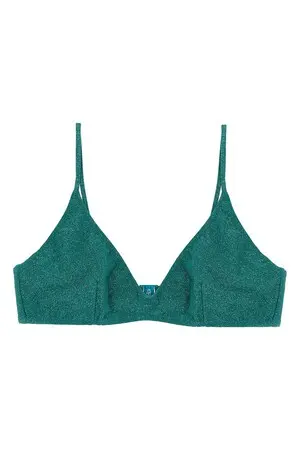 MC2 SAINT BARTH Paloma' Bikini Top - Green