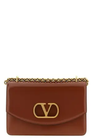Valentino Garavani Vlogo Signature Shoulder Bag - Brown