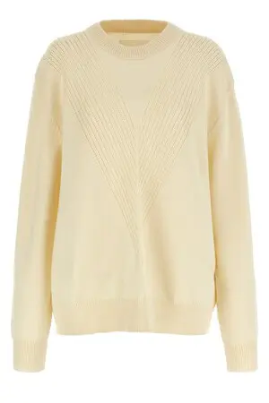 JIL SANDER Wool Sweater - White