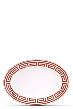 GINORI 1735 Labirinto' Tray ⌀ 40 Cm - Red