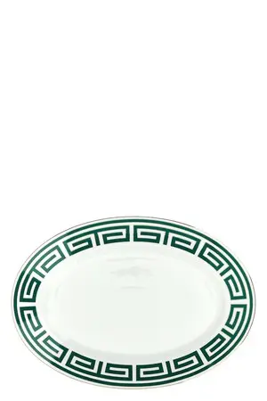 GINORI 1735 Labirinto' Tray ⌀ 40 Cm - Green