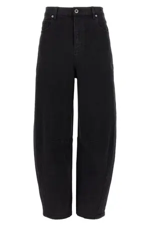 SELF-PORTRAIT Barrel Leg Denim Jeans
