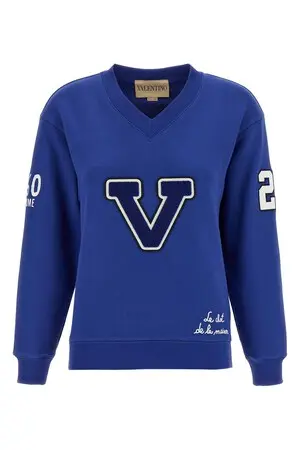 Valentino Garavani Chat De La Maison Sweatshirt - Blue