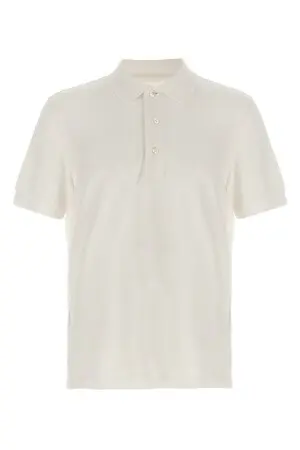 TOM FORD Piqué Polo Shirt - White