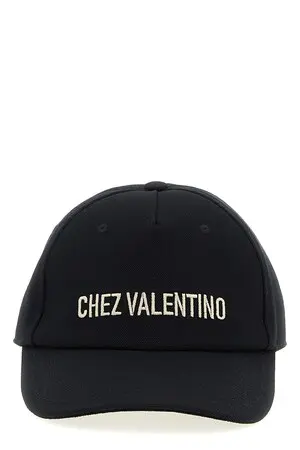 Valentino Garavani Chez Cotton Cap - Black