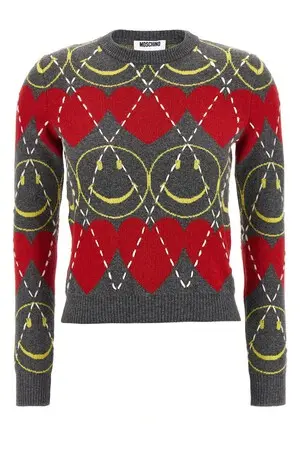 Moschino Smiley Knit Sweater