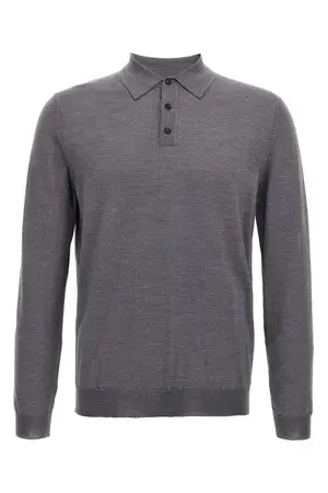 ZANONE Virgin Wool Polo Shirt
