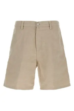 Carhartt Work In Progress Walter Single Knee Bermuda Shorts - Beige