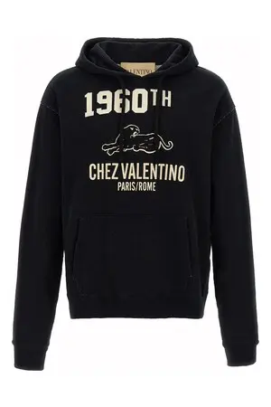Valentino Garavani Printed Hoodie - Black