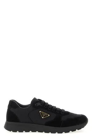 Prada Prax 2.0 Re-nylon And Suede Sneakers