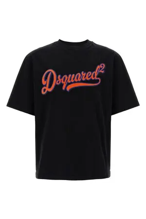 Dsquared2 Sponge Patch' T-shirt - Black