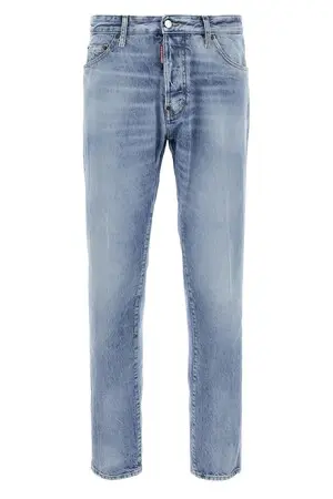 Dsquared2 Cool Guy Stonewashed Cotton Denim Jeans
