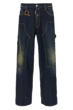 Dsquared2 Loose Carpenter' Jeans - Blue