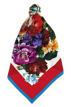 Dolce & Gabbana Floral Print Scarf - Multi