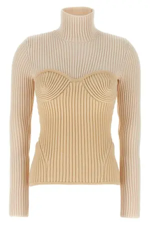 JEAN PAUL GAULTIER Trompe L'oeil Corset Sweater