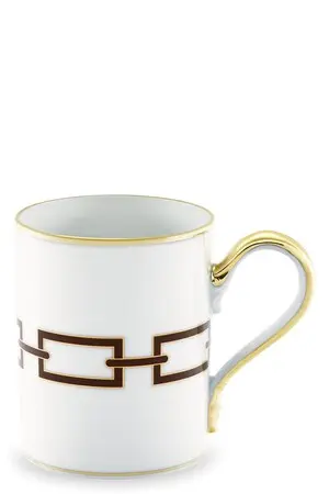 GINORI 1735 Cup 'catene' 400 Cc - Brown