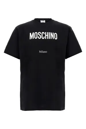 Moschino Printed T-shirt - White/black