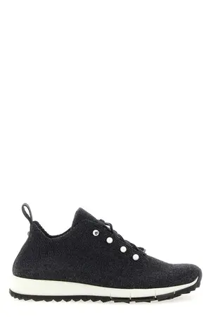 JIMMY CHOO Veles Cashmere Knit Sneakers