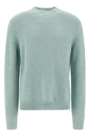 JIL SANDER Alpaca Wool Sweater - Light Blue
