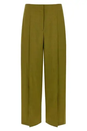Theory City Twill Deep Pleat Trousers