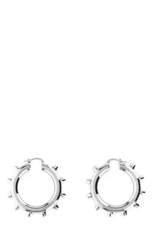 JIL SANDER 731 Hoop Earrings - Silver