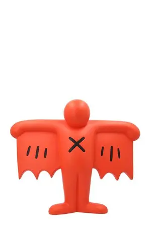 MEDICOM TOY Slying Devil' Statue Keith Haring - Orange