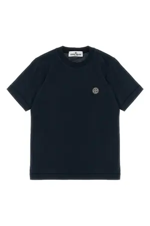 Stone Island Logo Patch T-shirt - Blue