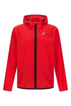 Play Comme Des Garcon X K-way Jacket - Red