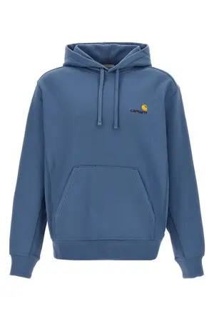 Carhartt Work In Progress American Script' Hoodie - Blue
