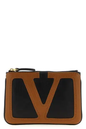 Valentino Garavani Viva Superstar' Small Pouch - Brown