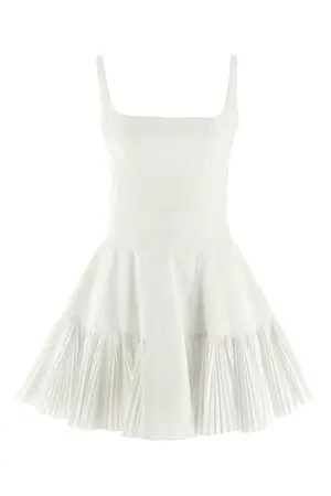 GIOVANNI BEDIN Pleated Dress - White