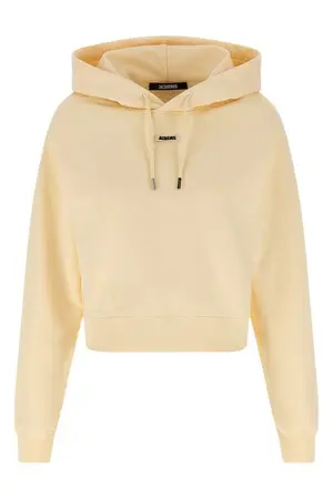 Jacquemus Le Hoodie Gros-grain' Hoodie - Beige