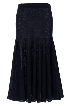 Magda Butrym Wool Blend Knit Skirt