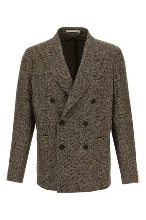 Tagliatore Wool Blazer - Brown