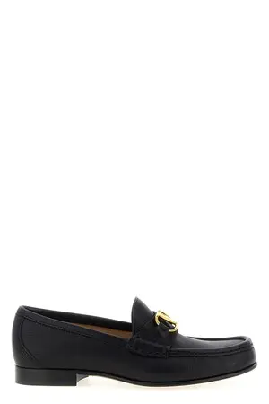 Valentino Garavani Vlogo Signature Buffalo Leather Loafers