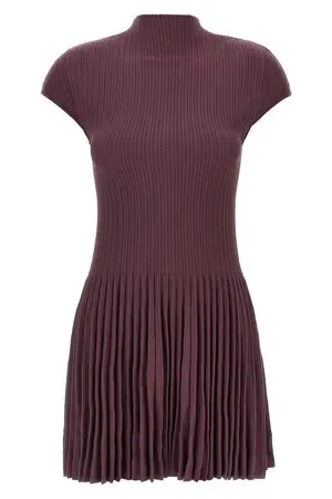 Magda Butrym 12" Knitted Cotton Mini Dress