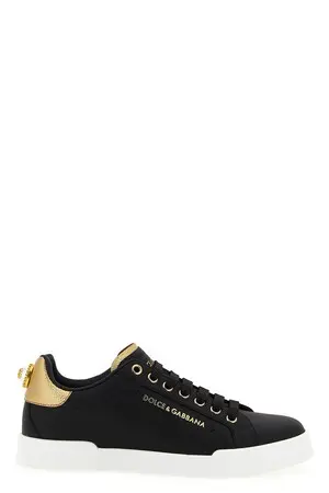 Dolce & Gabbana Portofino Leather Sneakers