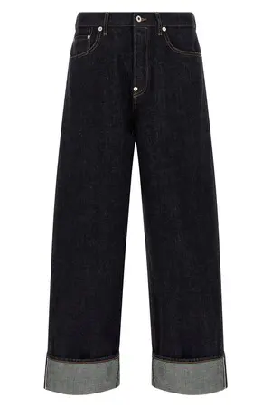 Kenzo Turn Up' Jeans - Blue