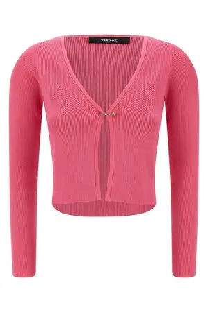 Versace Safety Pin Cardigan - Fuchsia