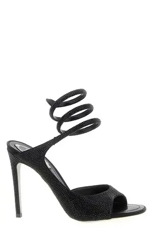Rene Caovilla Audrey Satin Sandals